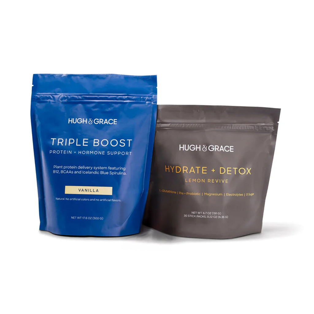 Triple Boost Protein and Hydrate + Detox – Hugh & Grace